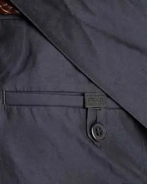 Prada Cotton And Silk Classic Fit Trousers