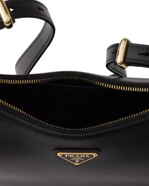 Prada Arqué Small Leather Shoulder Bag