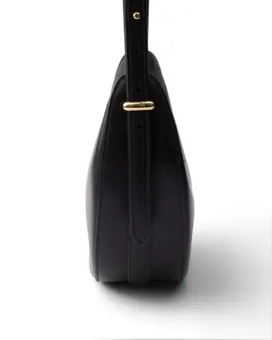 Prada Arqué Small Leather Shoulder Bag
