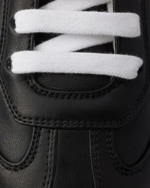 Prada Nappa Leather Sneakers - Black