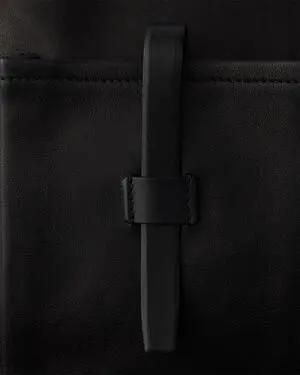 Prada Leather Tote Bag - Black