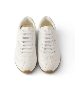 Prada Nappa Leather Sneakers - Ivory