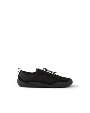 Prada Speedrock Re-nylon And Suede Sneakers - Black