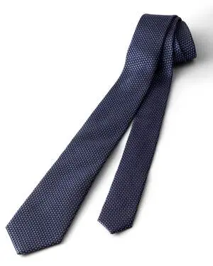 Prada Silk Standard Neck Tie - Navy