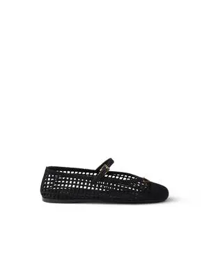 Prada Crochet Ballerinas