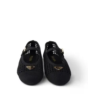 Prada Crochet Ballerinas
