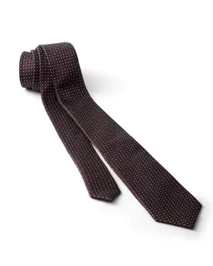 Prada Silk Neck Tie - Garnet