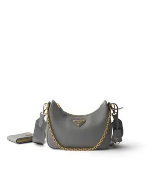 Prada Re-edition 2005 Saffiano Leather Bag - Cloudy Gray