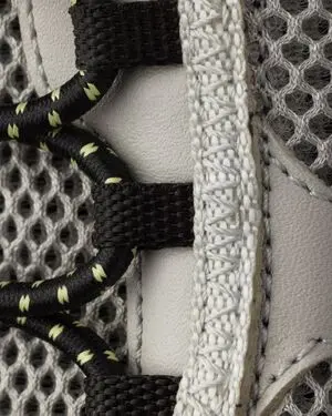 Prada Speedrock Leather And Mesh Sneakers - Grey