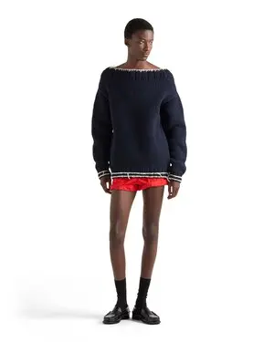 Prada Wool Boat-neck Sweater