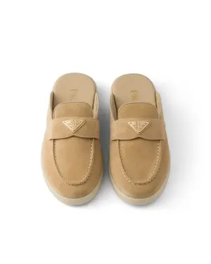 Prada Suede Mules