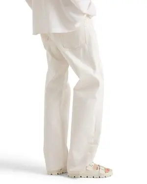 Prada Rubber Slides - Ivory