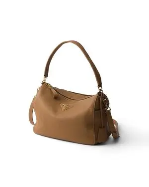 Prada Leather Shoulder Bag - Caramel