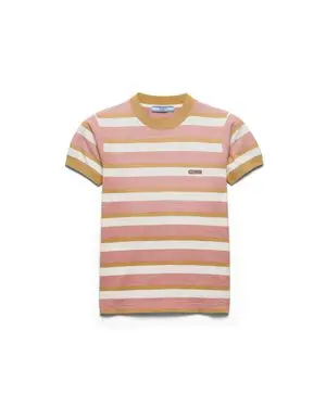 Prada Striped Jersey T-shirt