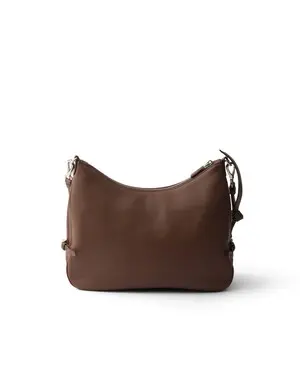 Prada Leather Shoulder Bag - Palisander