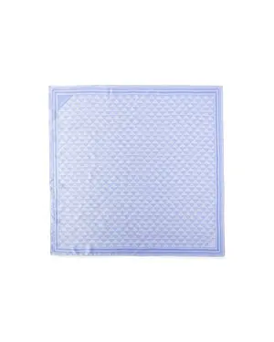 Prada Jacquard Silk Scarf 90 - Wave/white