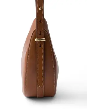 Prada Arqué Small Leather Shoulder Bag