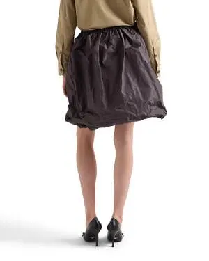 Prada Technical Taffeta Skirt - Hematite