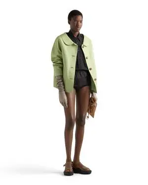 Prada Nappa Leather Jacket - Willow