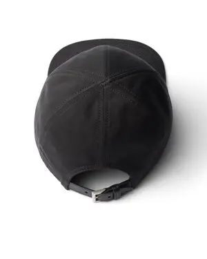 Prada Cotton Baseball Cap - Black