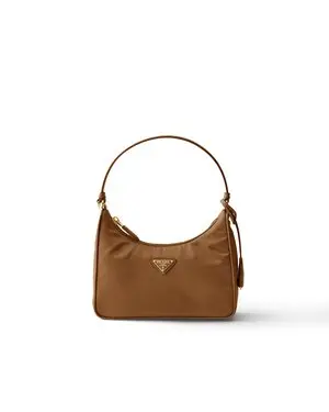 Prada Re-edition 2005 Re-nylon And Saffiano Mini Bag - Brandy