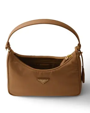 Prada Re-edition 2005 Re-nylon And Saffiano Mini Bag - Brandy