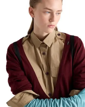 Prada Cotton Poplin Shirt - Beige