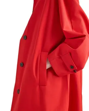 Prada Single-breasted Gabardine Coat