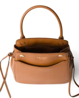 Prada Leather Handbag - Cognac