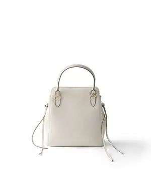 Prada Mini Leather Handbag - White