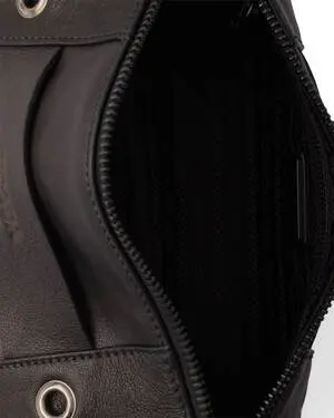 Prada Leather Shoulder Bag - Black