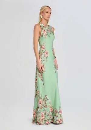 Hemant & Nandita Ezra Bias Maxi Dress