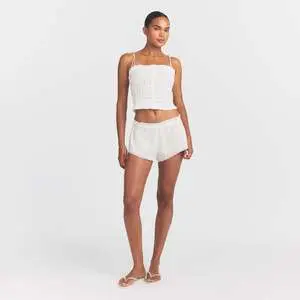 SKIMS Poplin Short - Snow