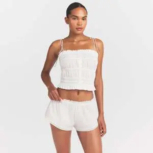 SKIMS Poplin Short - Snow