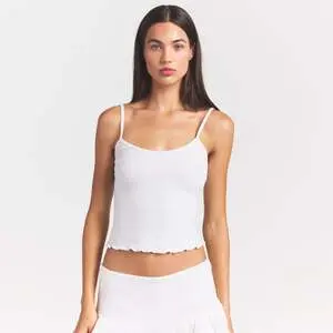 SKIMS Cami Top In Heavy Pointelle - Marble