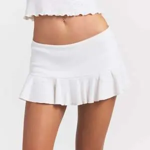 SKIMS Pointelle Knit Mini Skort - Marble