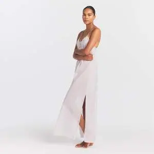 SKIMS Voile Sleep Long Dress - Light Lilac