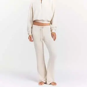 SKIMS Drapey French Terry Straight Leg Pants