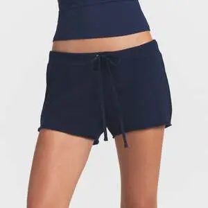 SKIMS Drapey French Terry Shorts - Navy