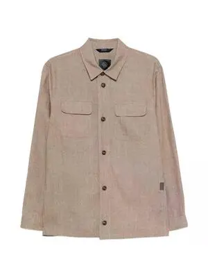 FAY Linen Chest-pocket Shirt