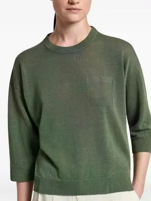 Peserico Bead-embellished Pocket Sweater