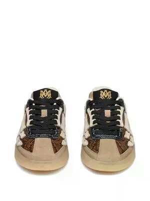 Amiri Snake-embossed Sneakers - Neutrals