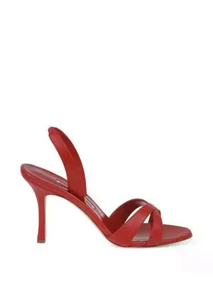 Manolo Blahnik Crossover Sandals For Women
