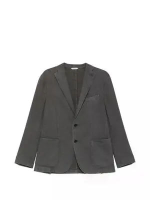 Boglioli K-jacket Single-breasted Patch-pocket Blazer - Grey