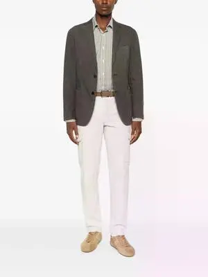 Boglioli K-jacket Single-breasted Patch-pocket Blazer - Grey