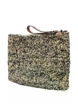 IBELIV Woven Clutch With Wrist Strap