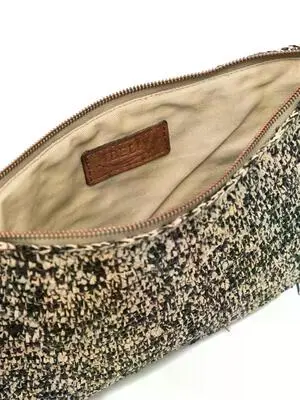 IBELIV Woven Clutch With Wrist Strap