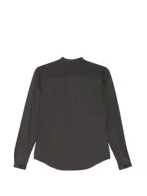 XACUS Magda Band-collar Button-up Shirt