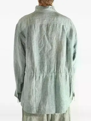 ZIGGY CHEN Linen Shirt Jacket