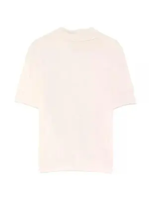 Patrizia Pepe Ribbed Zip-up Polo Shirt